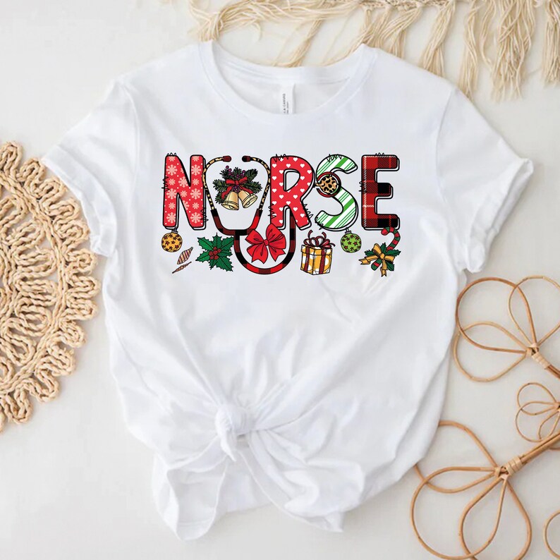 Christmas Nurse SVG Nurse Nursing Stethoscope Nursing - Etsy