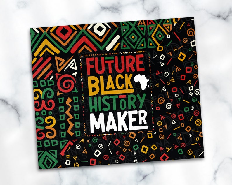 Future Black History Maker 20oz Skinny Tumbler Sublimation - Etsy