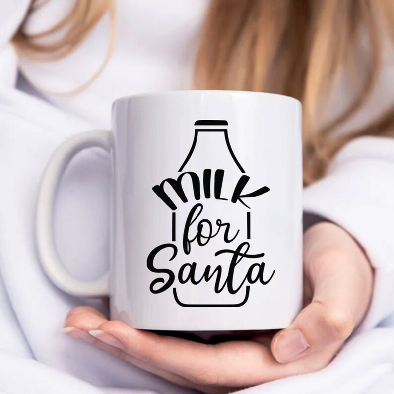 Christmas Santa Milk SVG Hand Written Milk for Santa Funny - Etsy