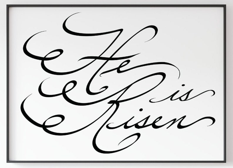 He is Risen Svg, Cut File for Christian Sign, Digital Download for ...