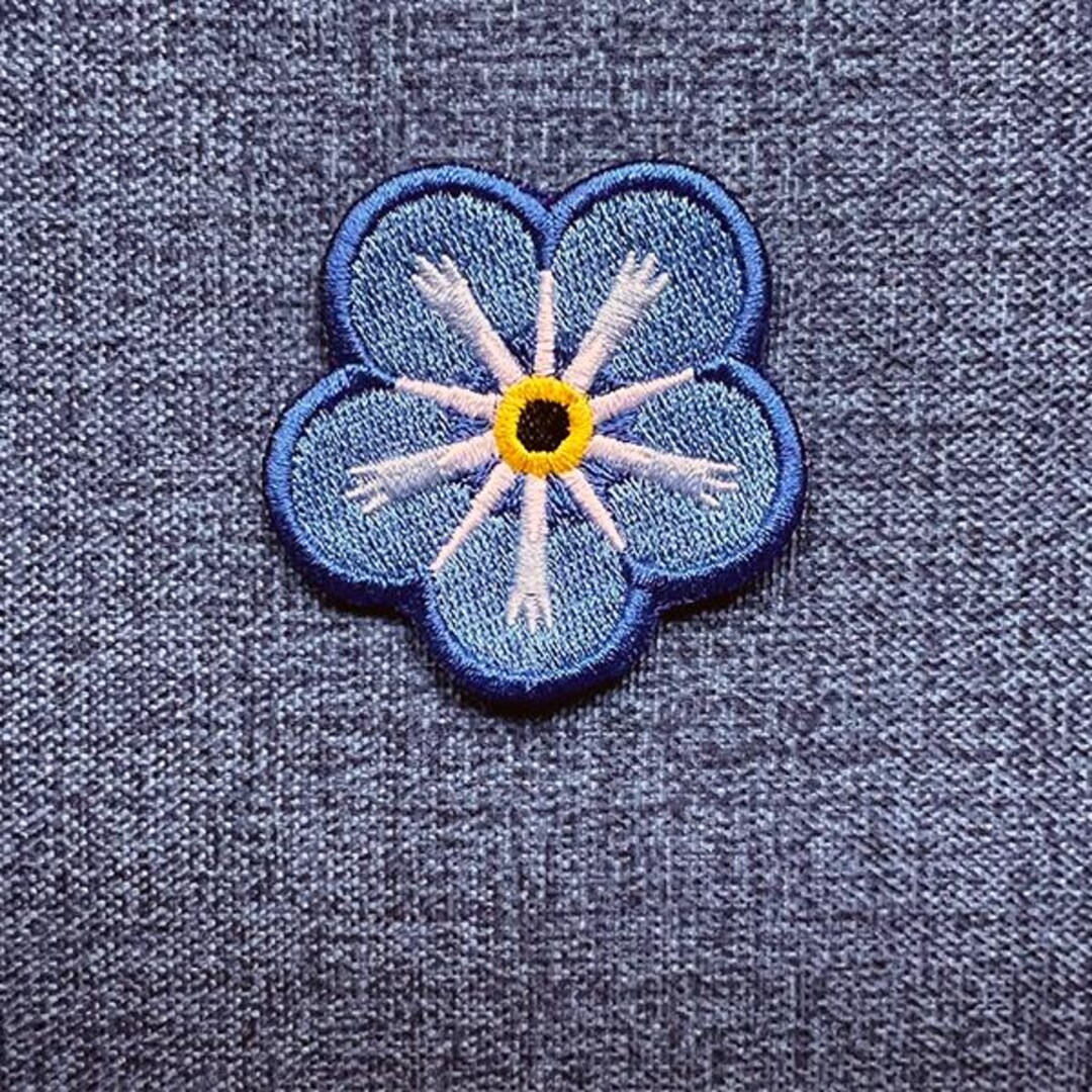 Forget-me-not Flower. (iron On) - Etsy