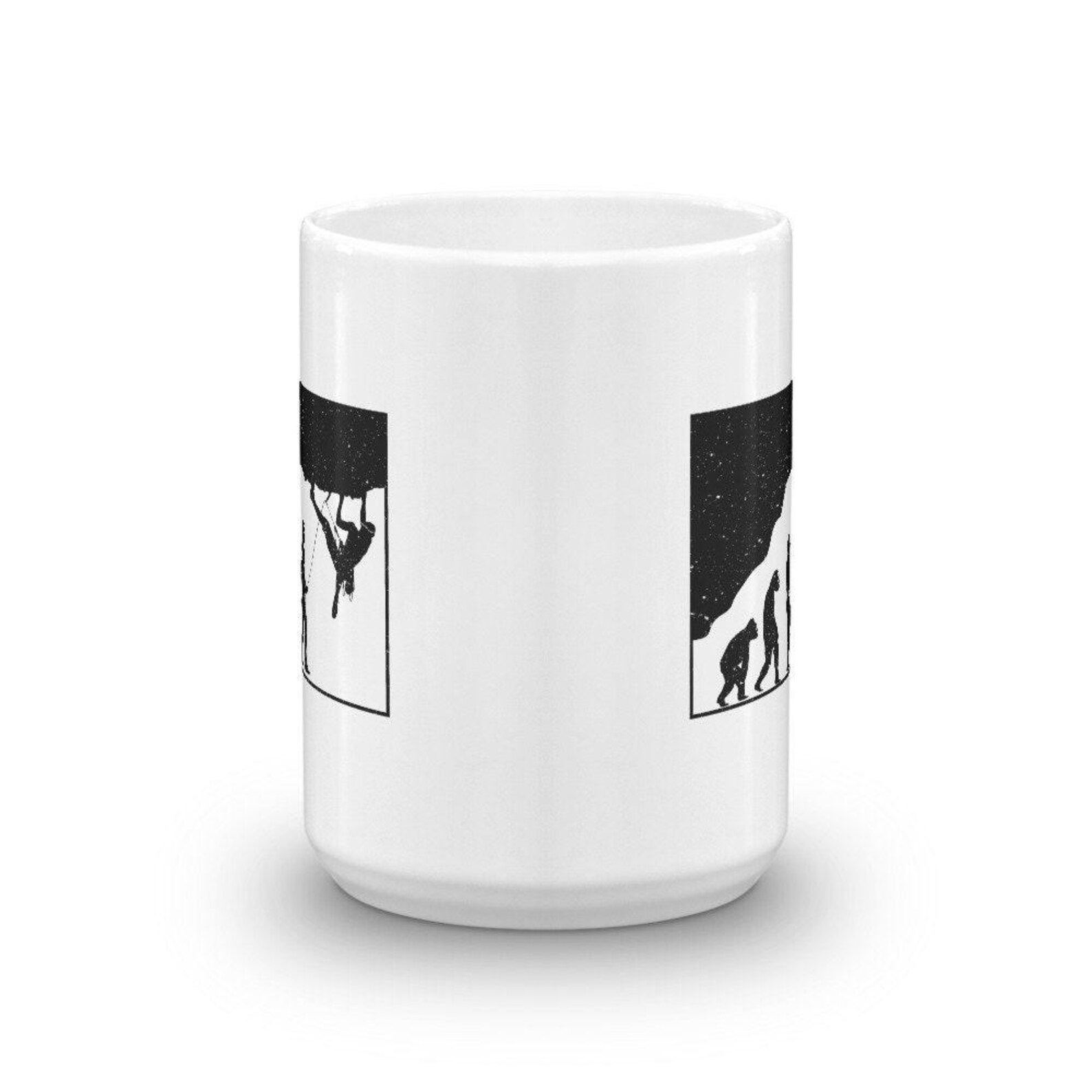 Funny Rock Climbing Mug: Evolution of Climber - Etsy