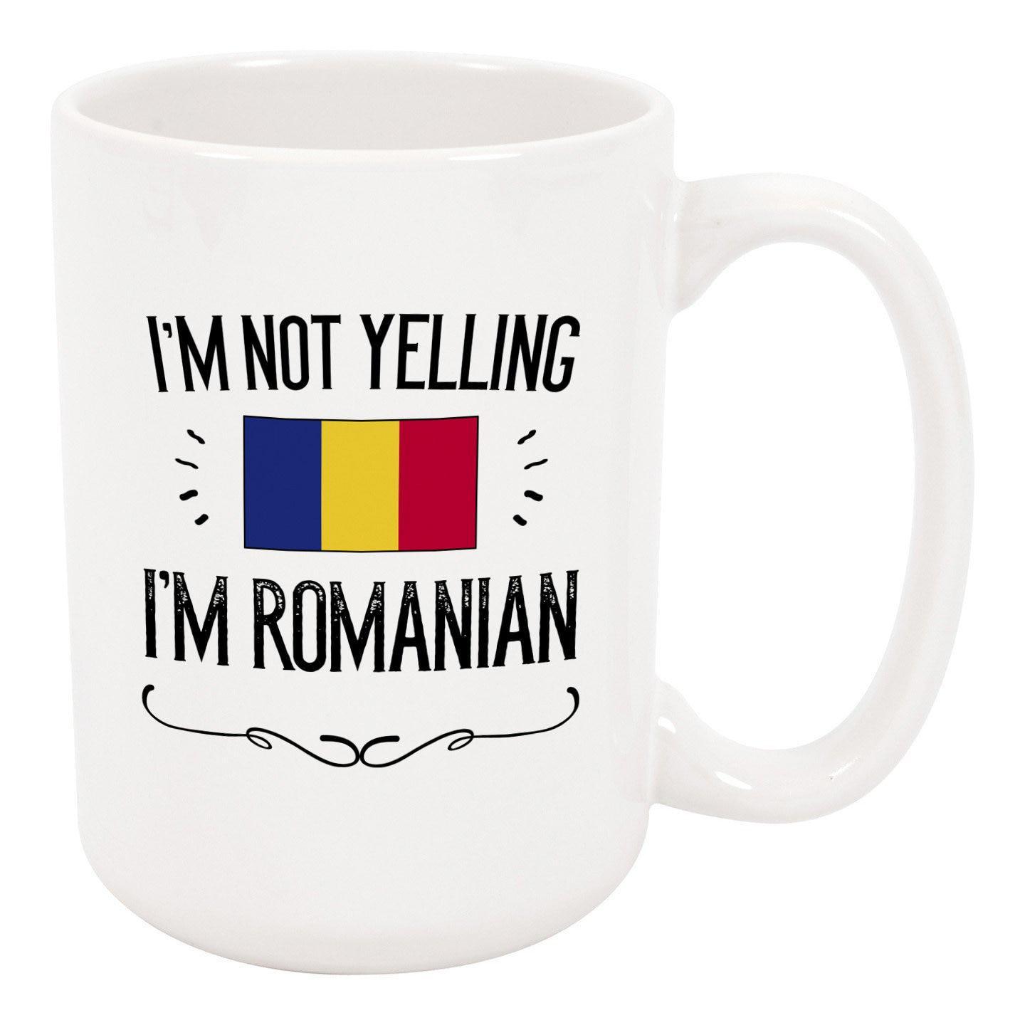 Funny Romania Gifts. I m Not Yelling I m Romanian Coffee Mug Tumbler. Present Idea for Proud Men Women With the Country Flag. Etsy Ireland