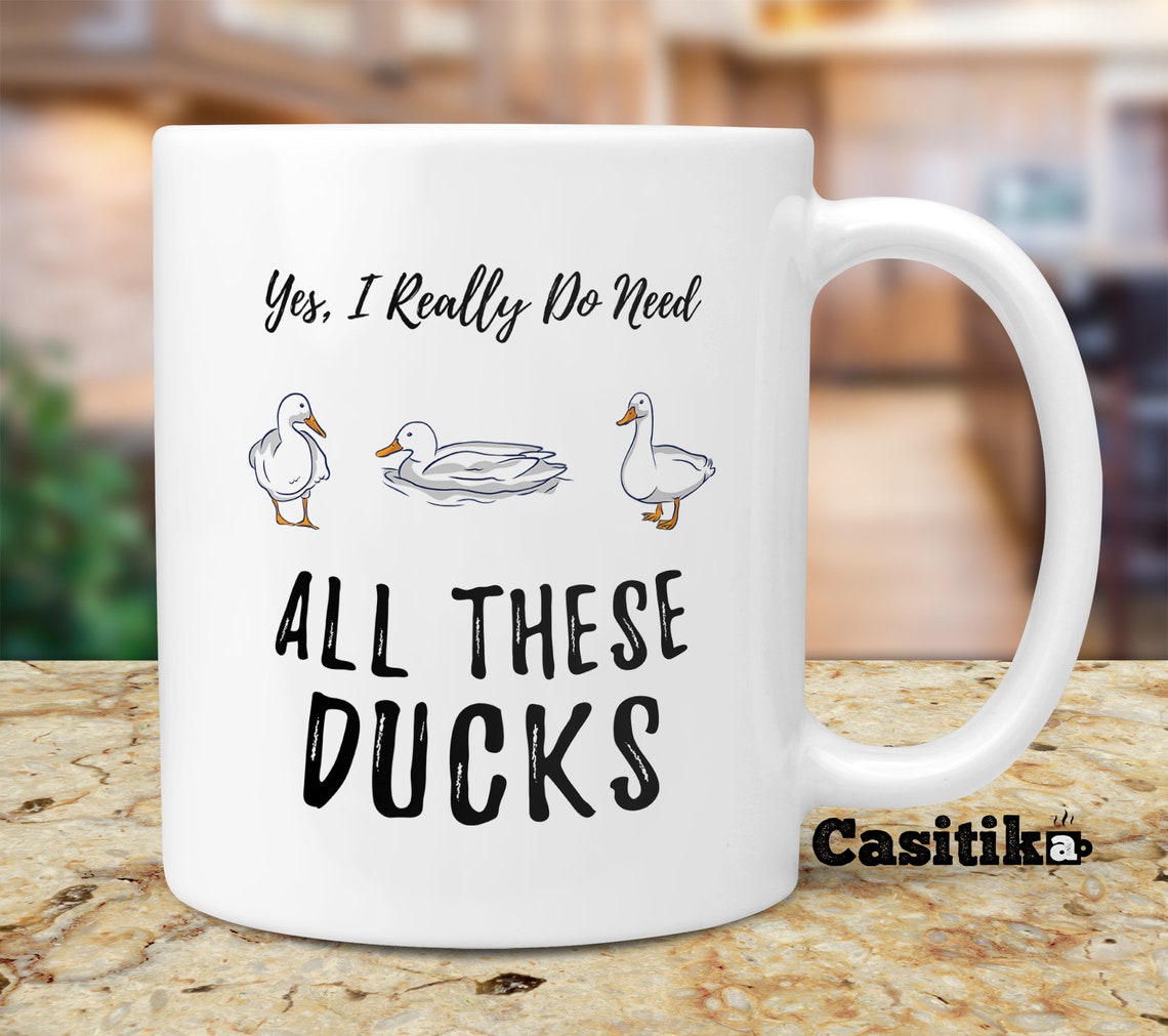 Funny Duck Coffee Mugs. Yes I Really Do Need All These Ducks. | Etsy
