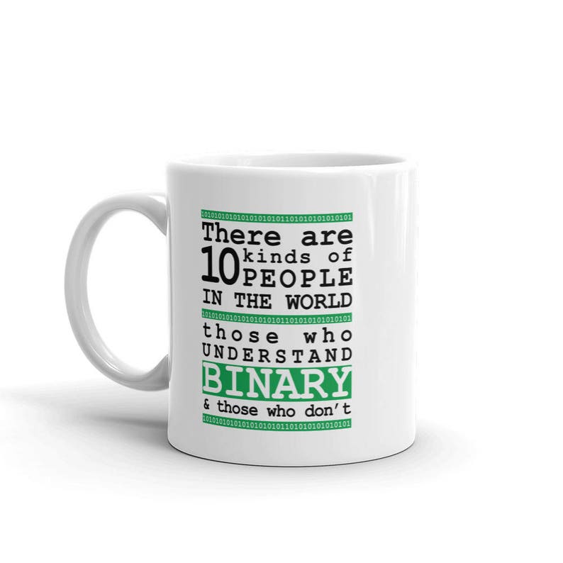 Computer Programmer Coffee Mug There Are 10 Types of People - Etsy