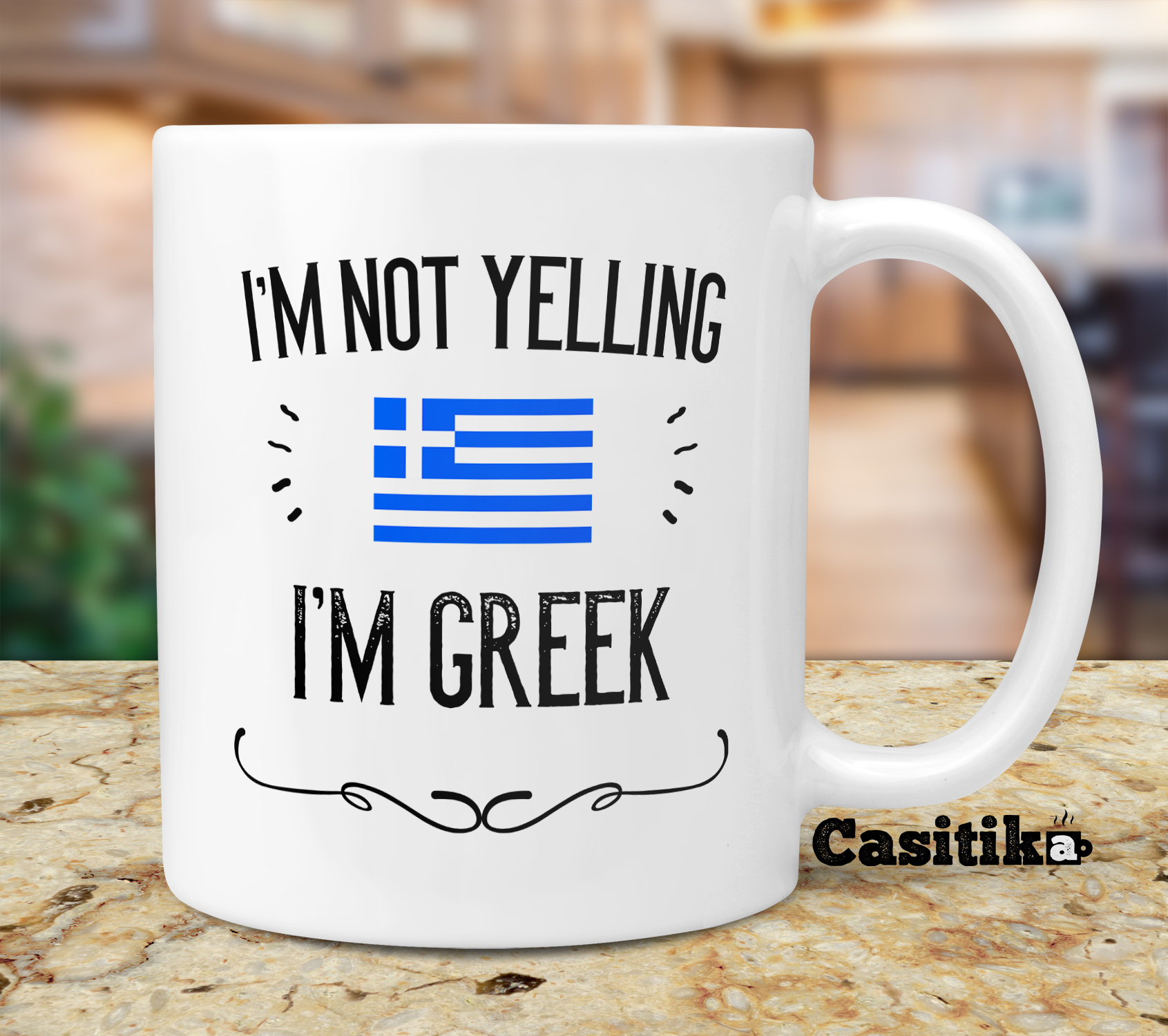 Funny Greek Souvenirs and Gifts. I'm Not Yelling I'm | Etsy