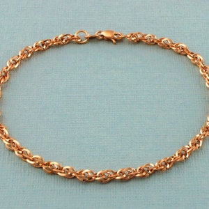 Solid 9ct rose gold bracelet store
