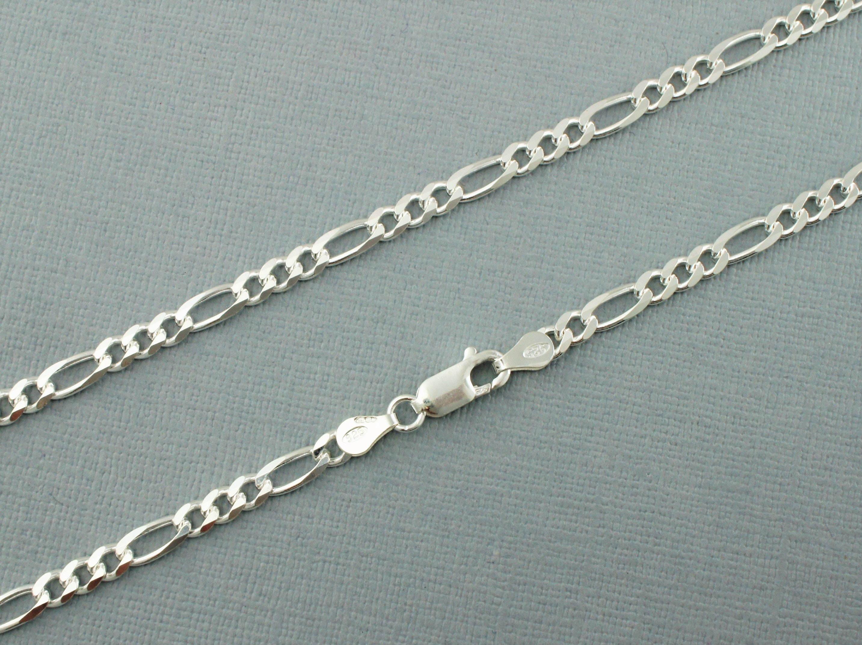 Silver Figaro Chain Solid Silver Figaro Chain 925 Sterling | Etsy