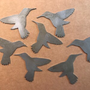 Hummingbirds Metal Laser Cut Lot of 6 - Etsy