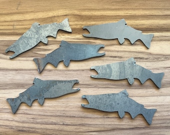 Laser Cut Metal Salmon - Etsy