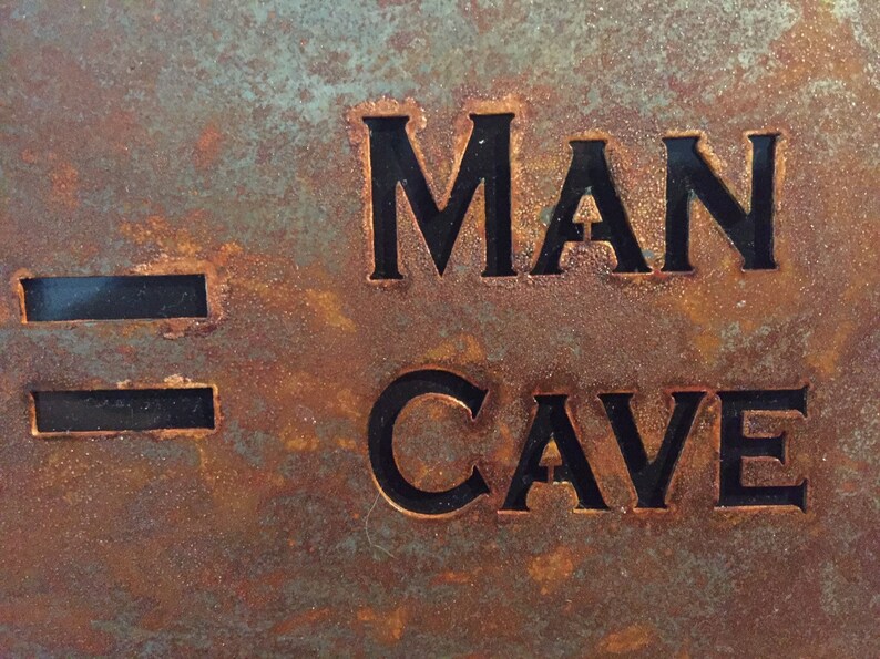 Man Cave Metal Sign Laser Cut - Etsy