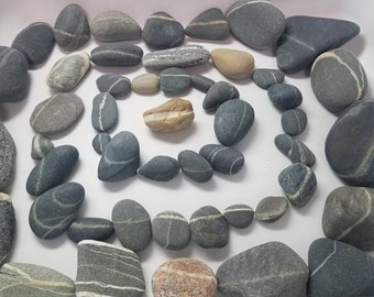 Striped rocks | Etsy