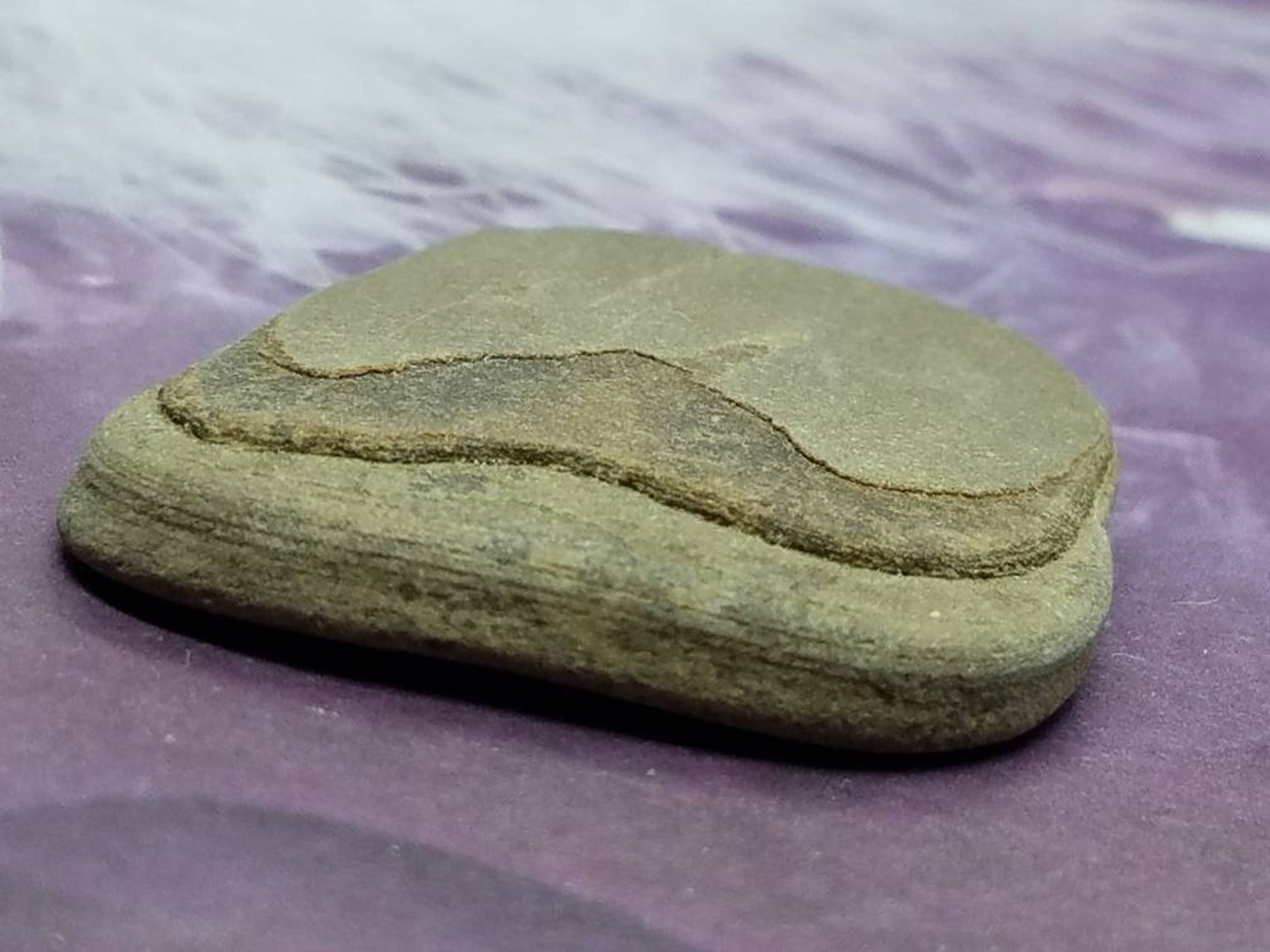 Ms. Pac-man Rock With Face Beach Stone With Face Beach Rock | Etsy