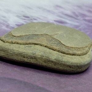 Ms. Pac-man Rock With Face Beach Stone With Face Beach Rock - Etsy