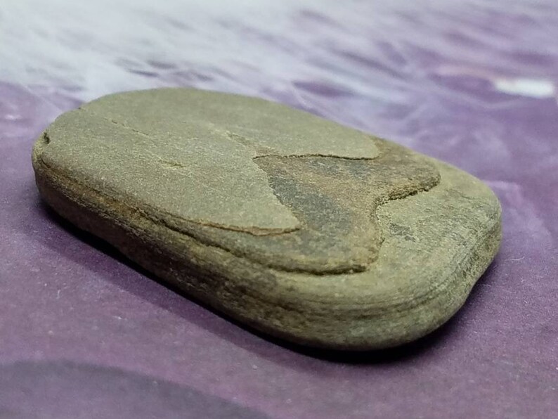 Ms. Pac-man Rock With Face Beach Stone With Face Beach Rock | Etsy