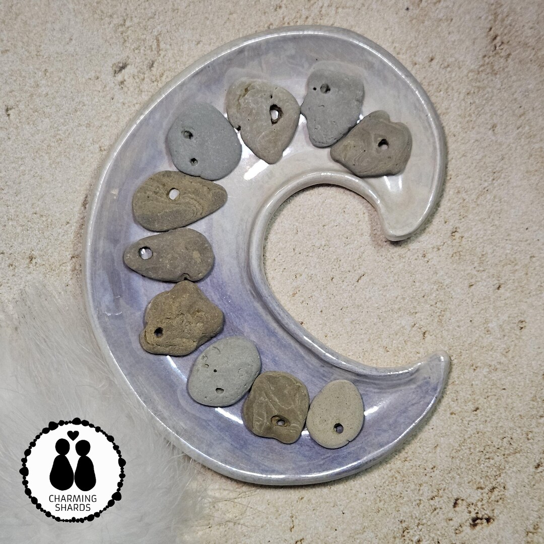 10 Genuine Holey Hag Stones Natural Odin Holey Stones Adder Stones ...