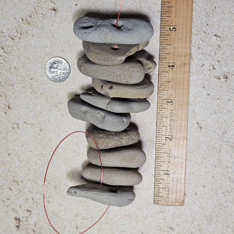 10 Large Genuine Holey Hag Stones Natural Odin Holey Stones Adder ...