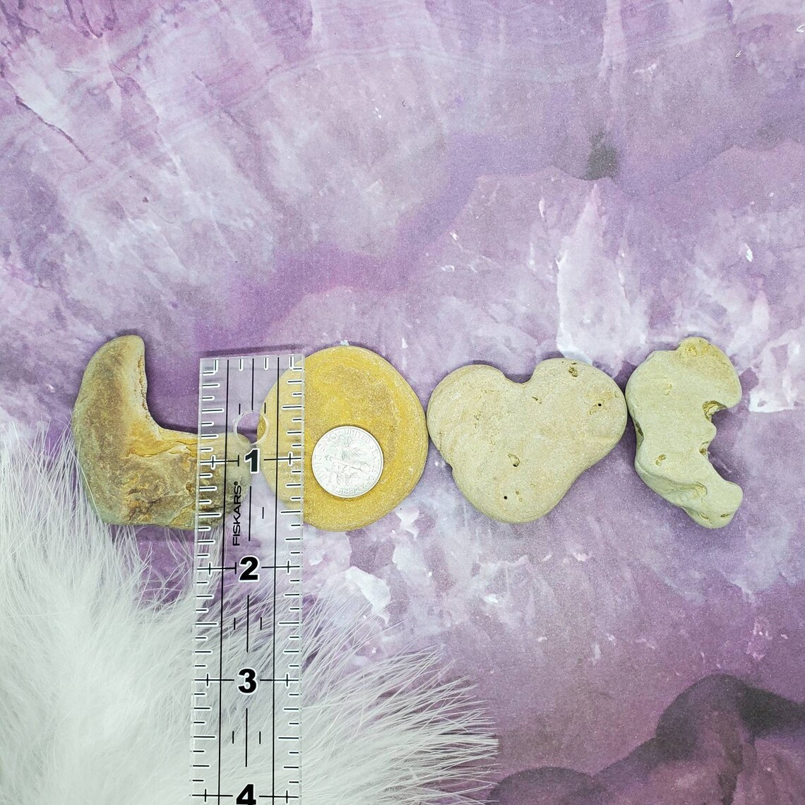 4 Letter Shaped Beach Rocks Spelling the Word LOVE Pebble Art - Etsy