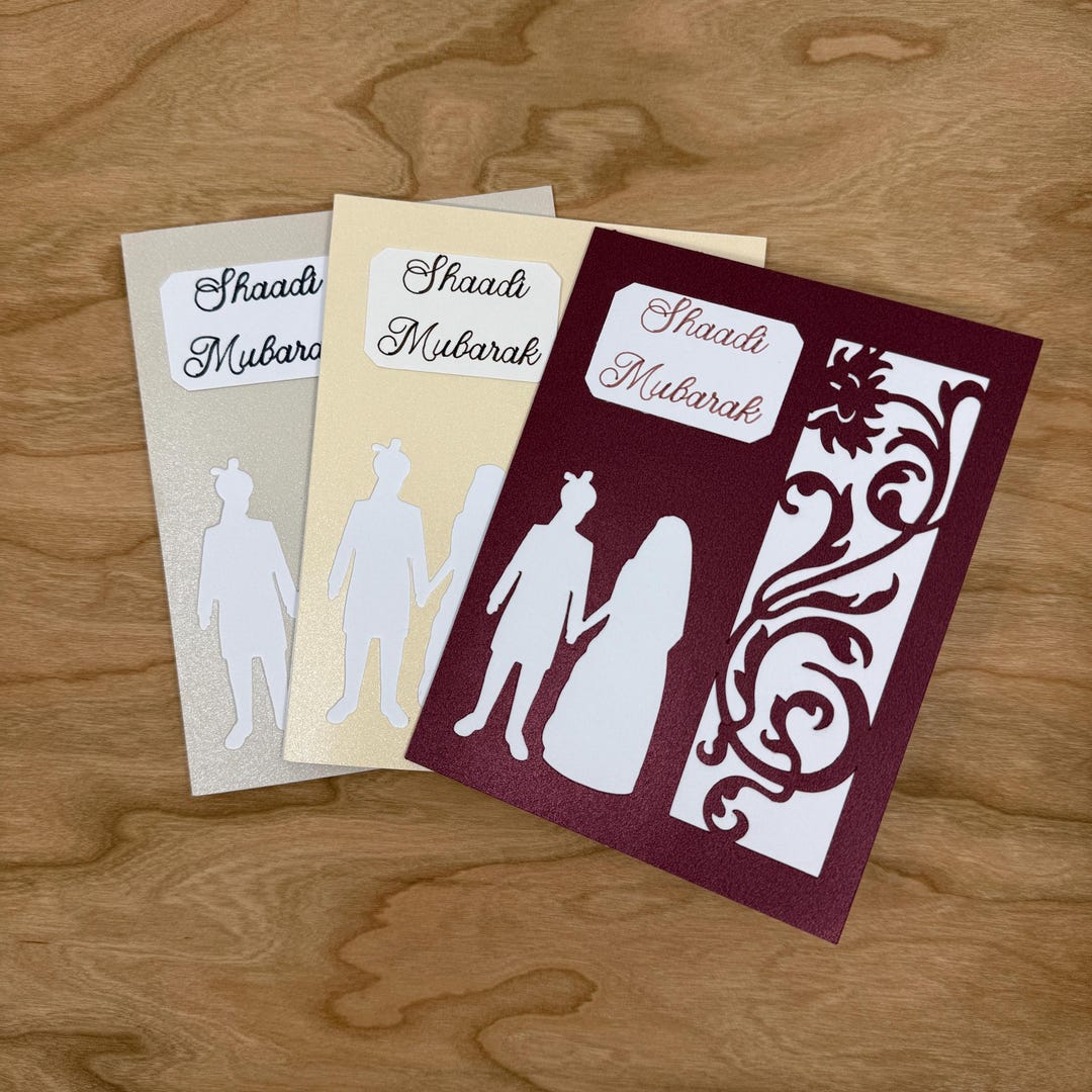 Elegant Desi Wedding Money Holder Card - Handmade Shaadi Gift for ...