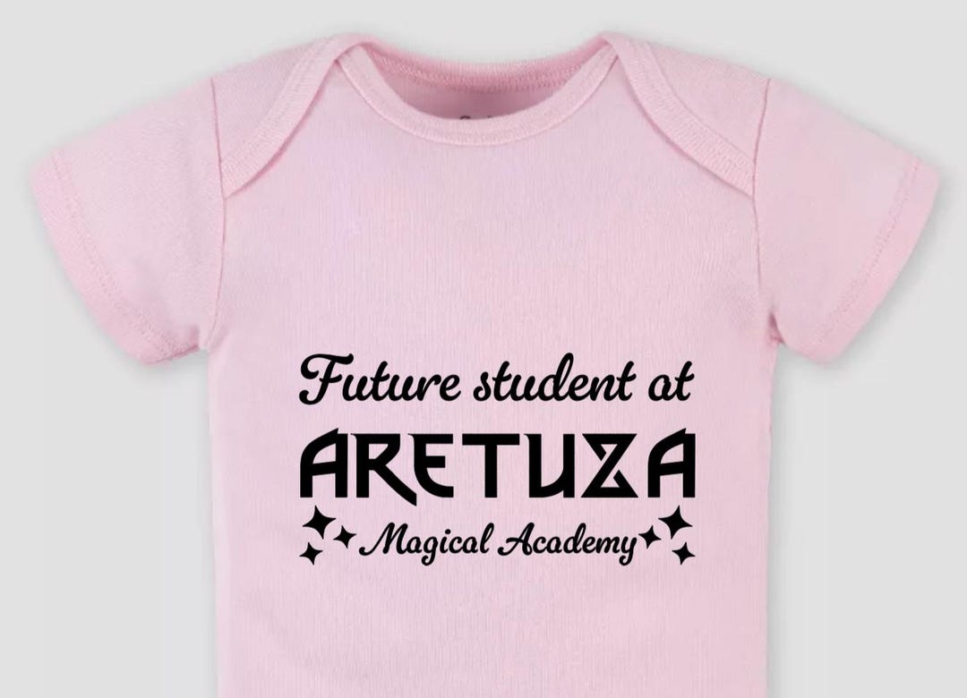 The Witcher Baby Onesie: Future Aretuza Student, Fantasy Gift - Etsy
