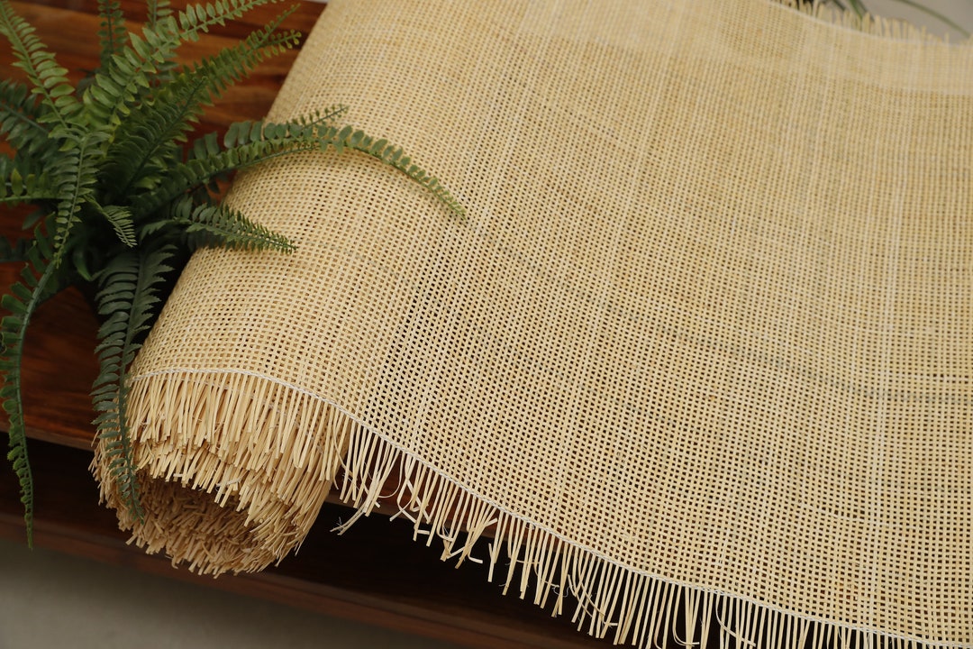 24"/36'' Width Natural Rattan Radio Mesh - Webbing - Premium Mesh - W24 ...