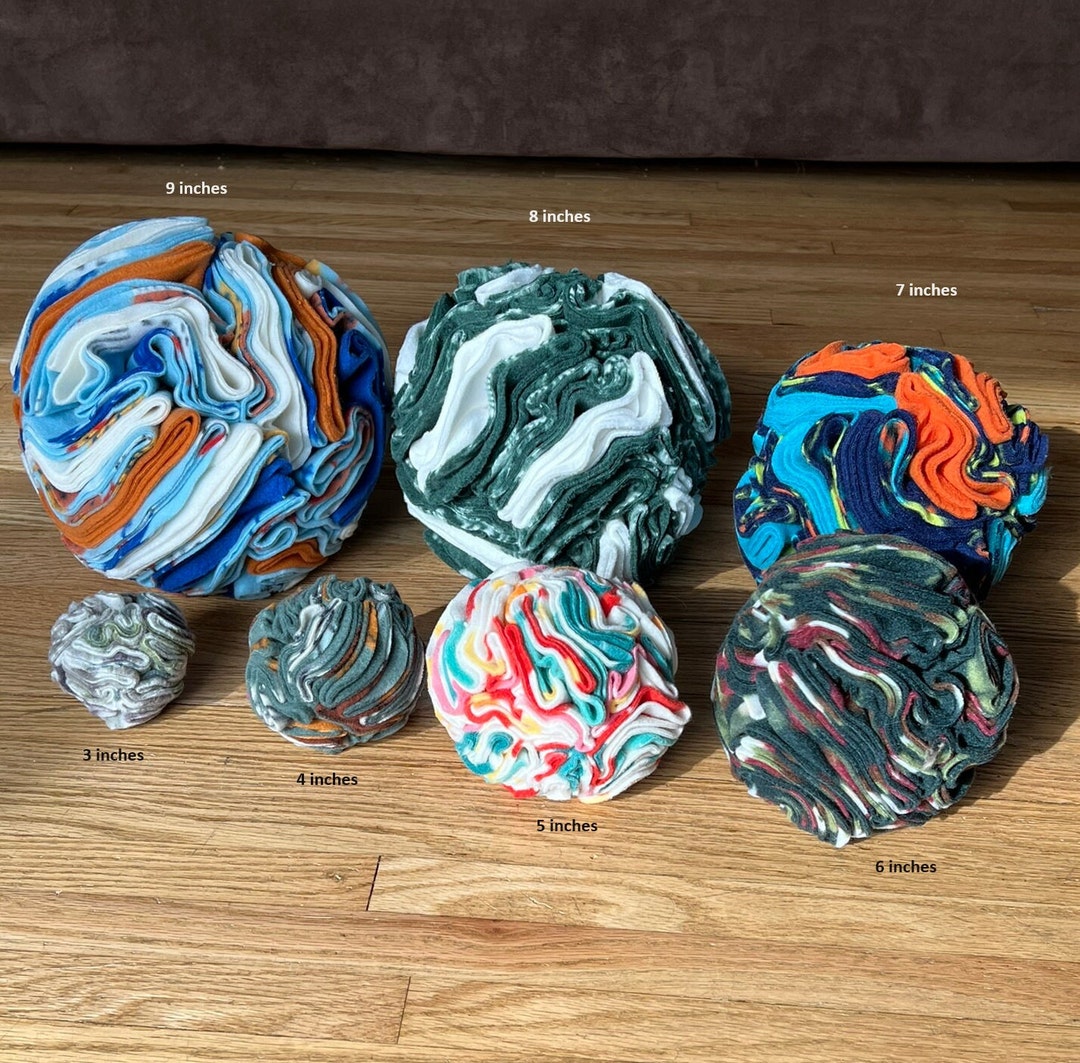 Snuffle Balls, Treat Ball, Puzzle Ball, Scent Enrichment, Nosework Toy ...