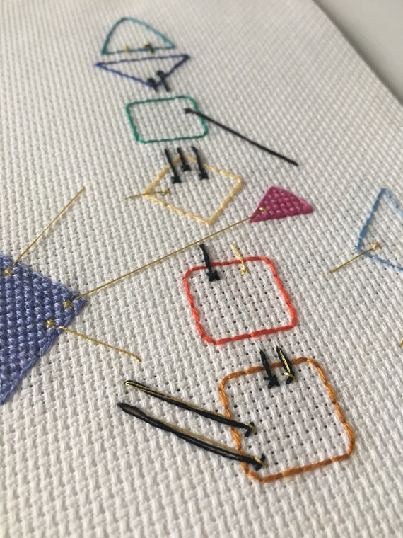 Human Design Cross Stitch Body Graph Custom Nursery | Etsy