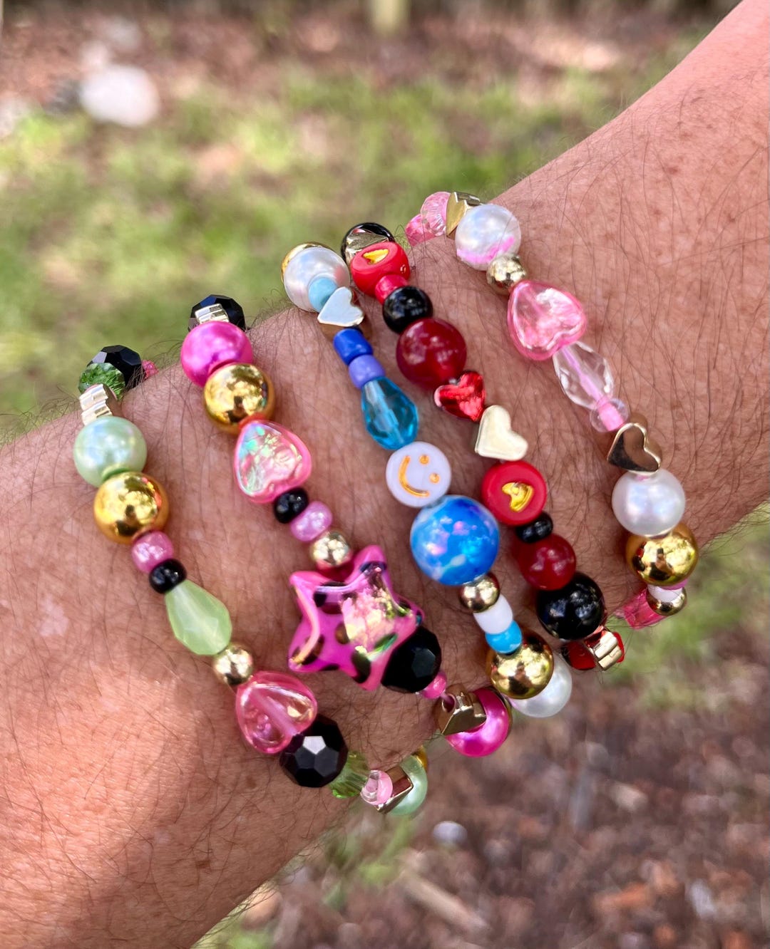 Multi-bead Bracelets - Etsy