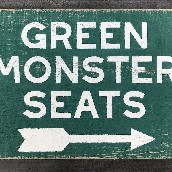 Green Monster Sign - Etsy