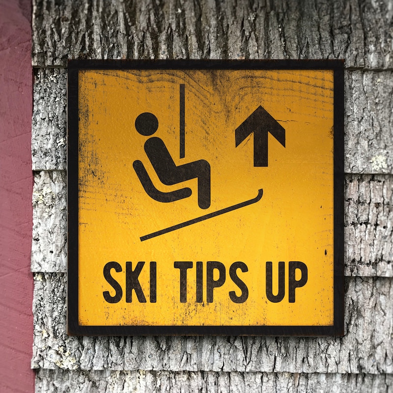 Skiing Signs - Etsy