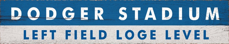 Large Dodger Stadium Wood Sign - Etsy