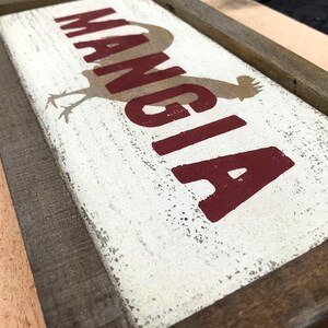 Italian Kitchen Rustic Wood Sign | Etsy