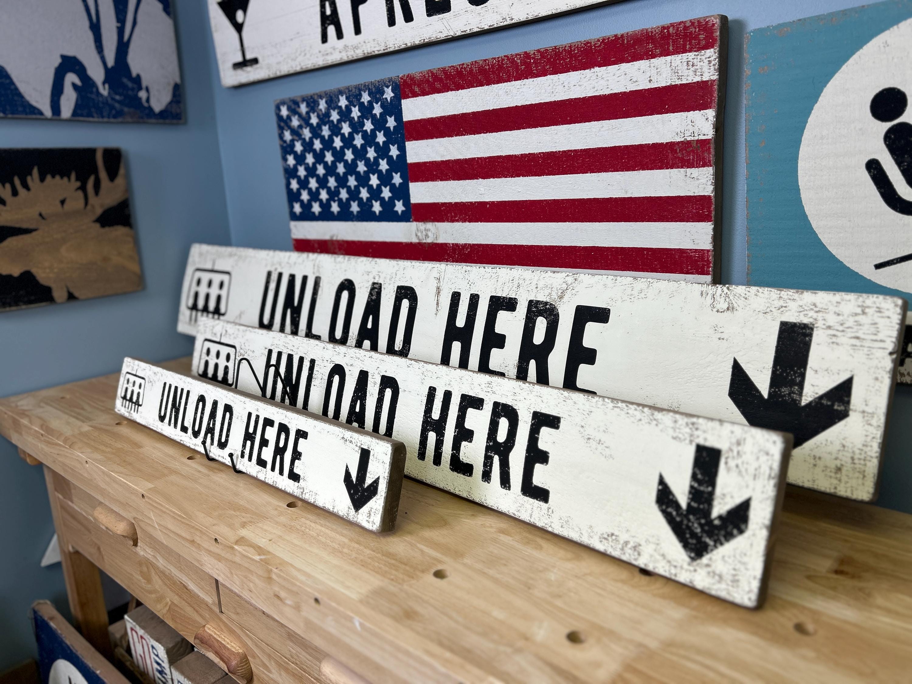 Handmade Wooden Ski Lift Sign: Rustic Winter Cabin Decor - Etsy