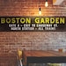 Large Boston Garden Rustic Wood Sign - Etsy