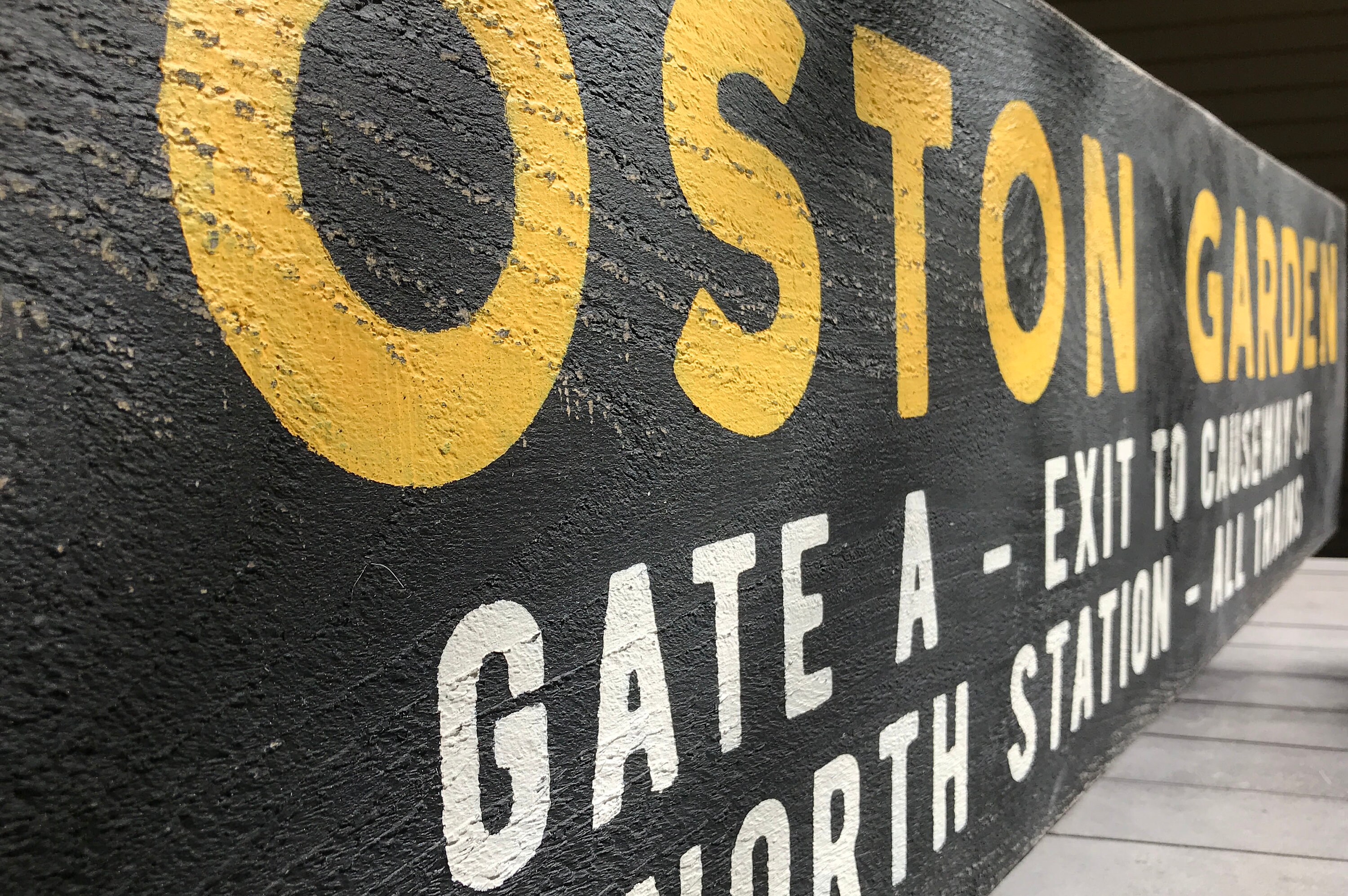 Large Boston Garden Rustic Wood Sign - Etsy