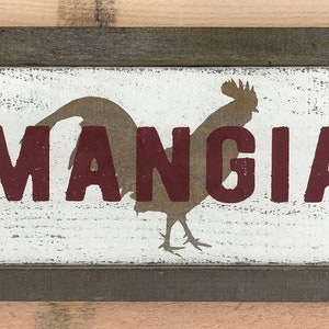 Italian Kitchen Rustic Wood Sign - Etsy