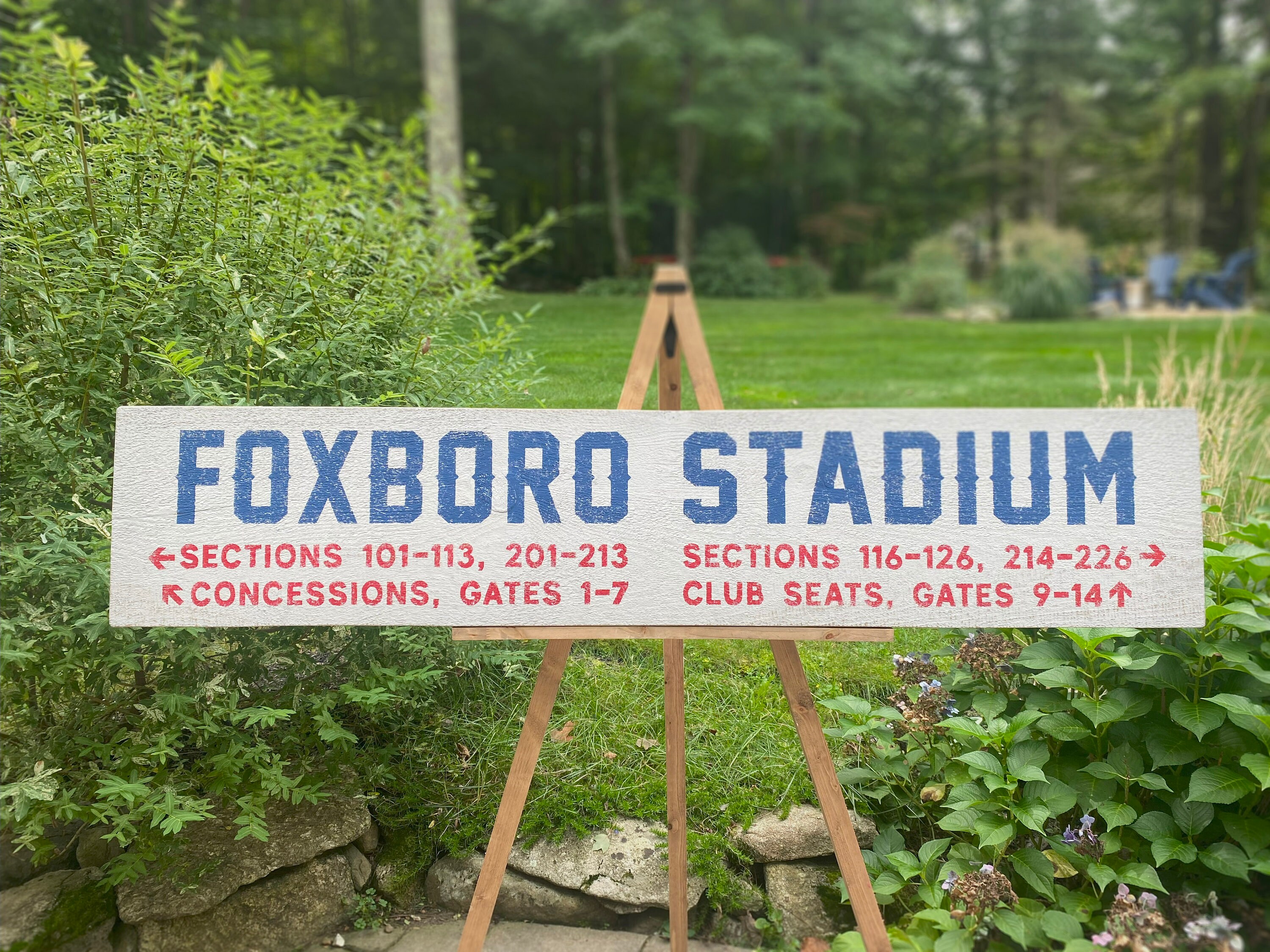 Foxboro Stadium Wood Sign: New England Sports Fan Art - Etsy