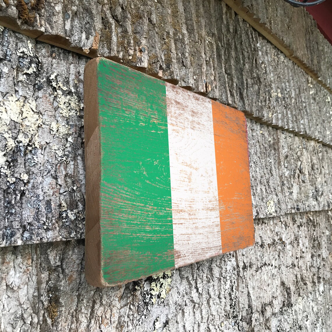 Large Rustic Irish Flag - Etsy