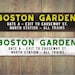 Large Boston Garden Rustic Wood Sign - Etsy