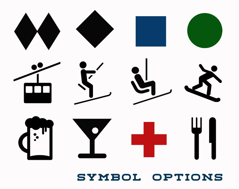 Custom Ski Trail Signs - Etsy