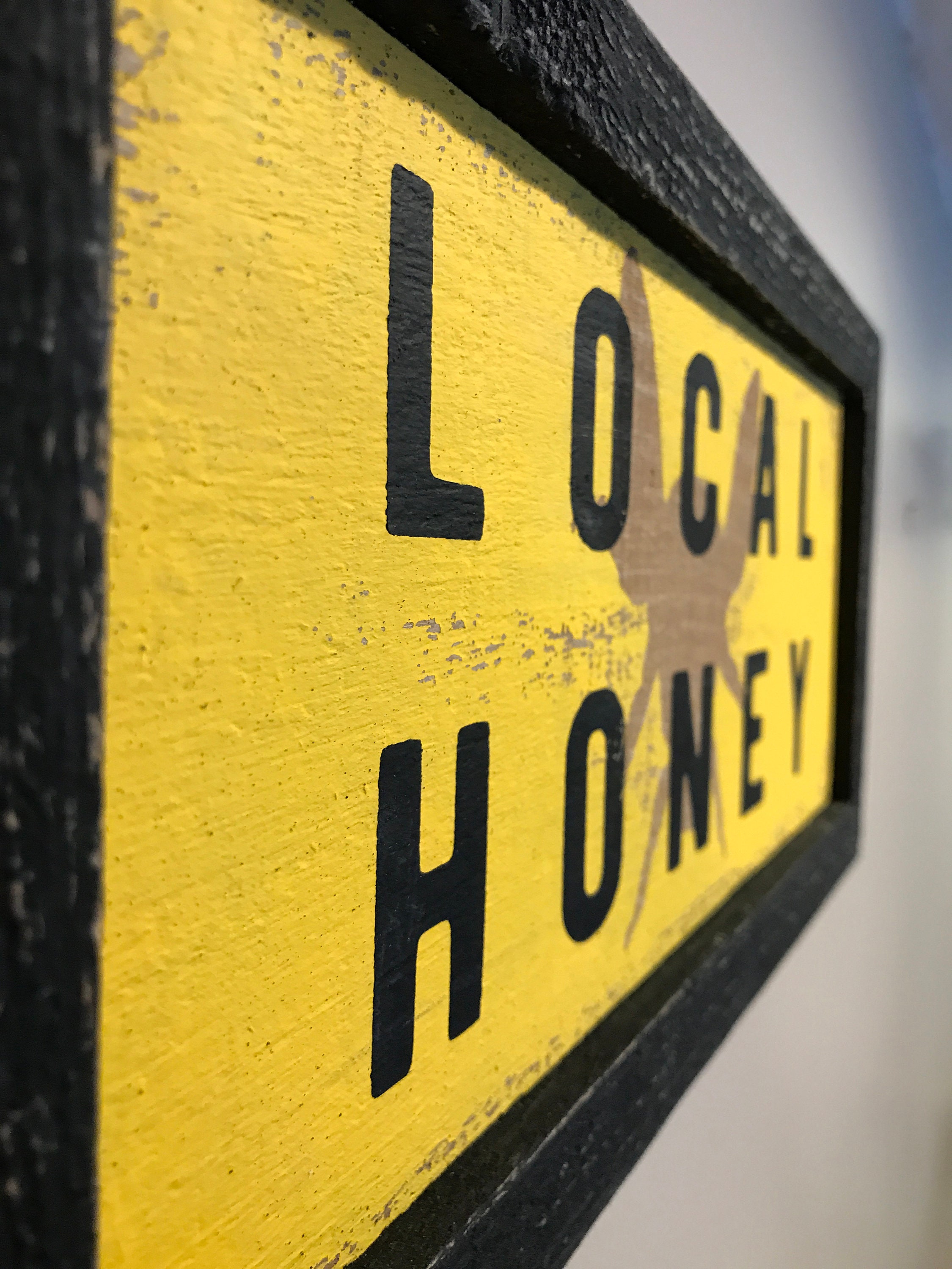 Local Honey Rustic Farmhouse Wood Sign - Etsy