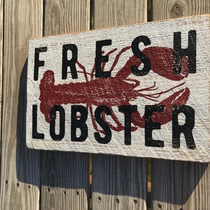 Large Lobster Sign - Etsy