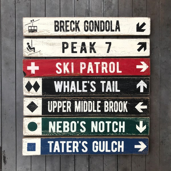 Ski Signs - Etsy