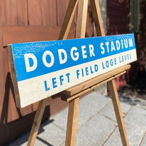 Large Dodger Stadium Wood Sign - Etsy