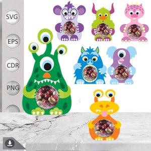 Cute Monster | Candy Dome Bundle - Etsy
