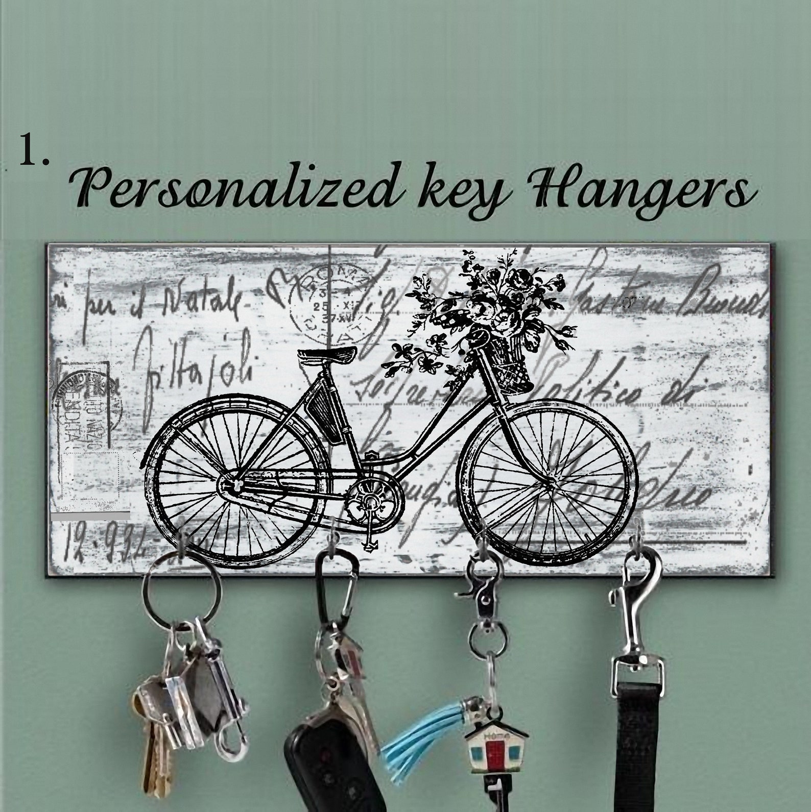 Bike Key Holder for Wall Bicycle Key Rack Holderbeach Hook - Etsy