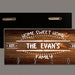 Personalized Family Key Holder for Wall Home Sweet Home Key - Etsy