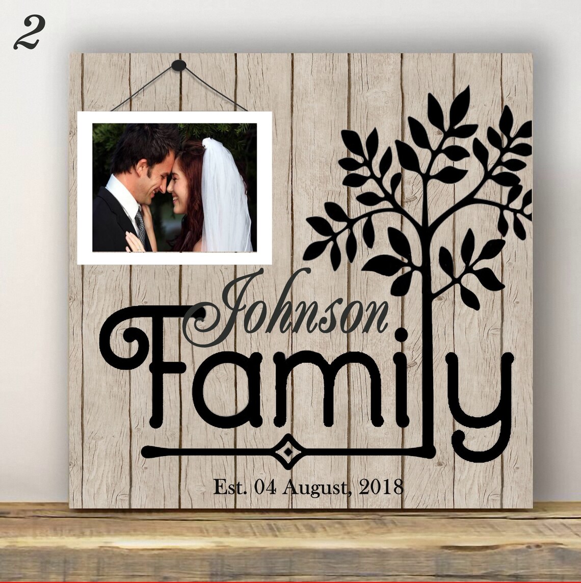 Family Tree Sign Custom Family Sign for Wall Wedding Gift | Etsy