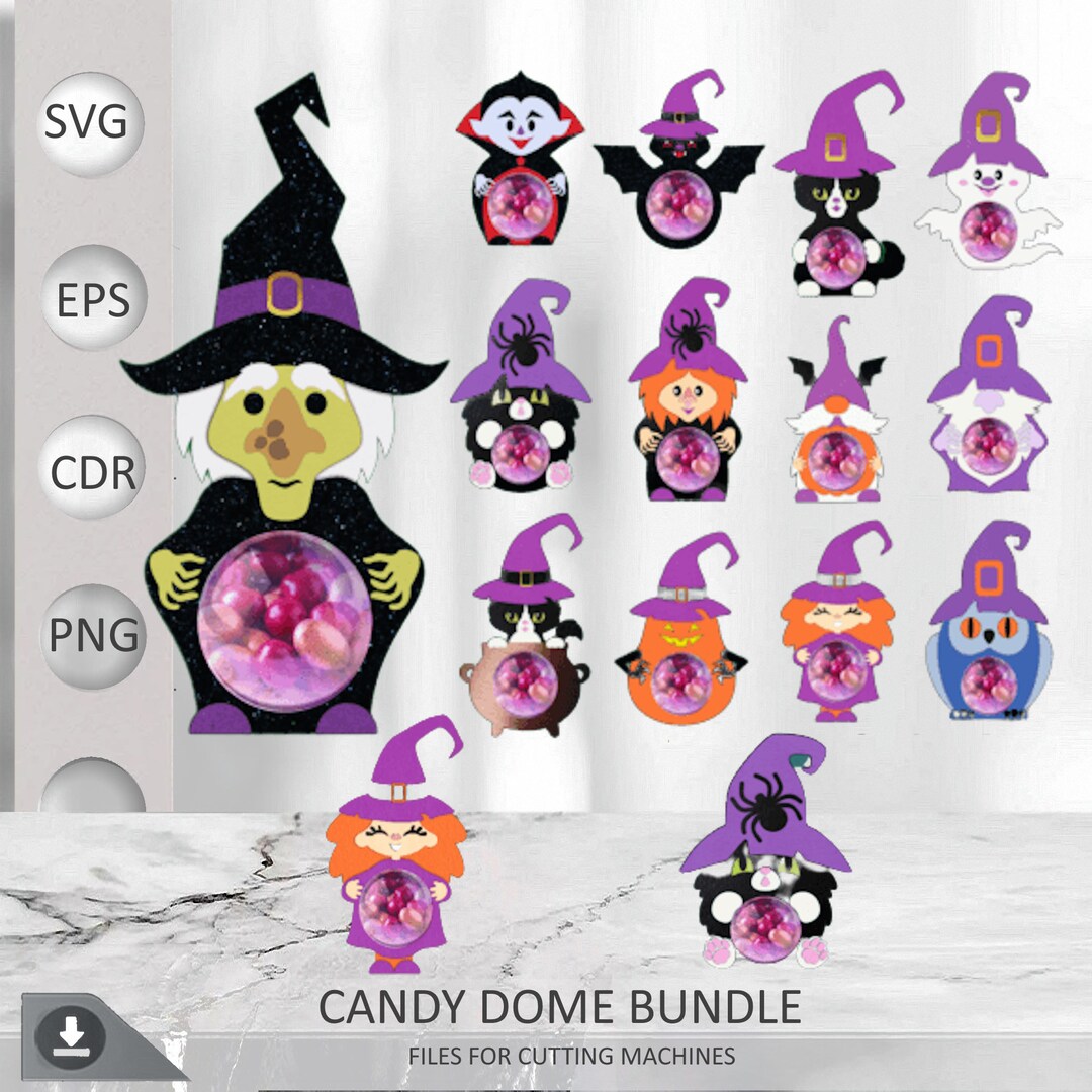 Halloween Candy Dome Bundle - Etsy