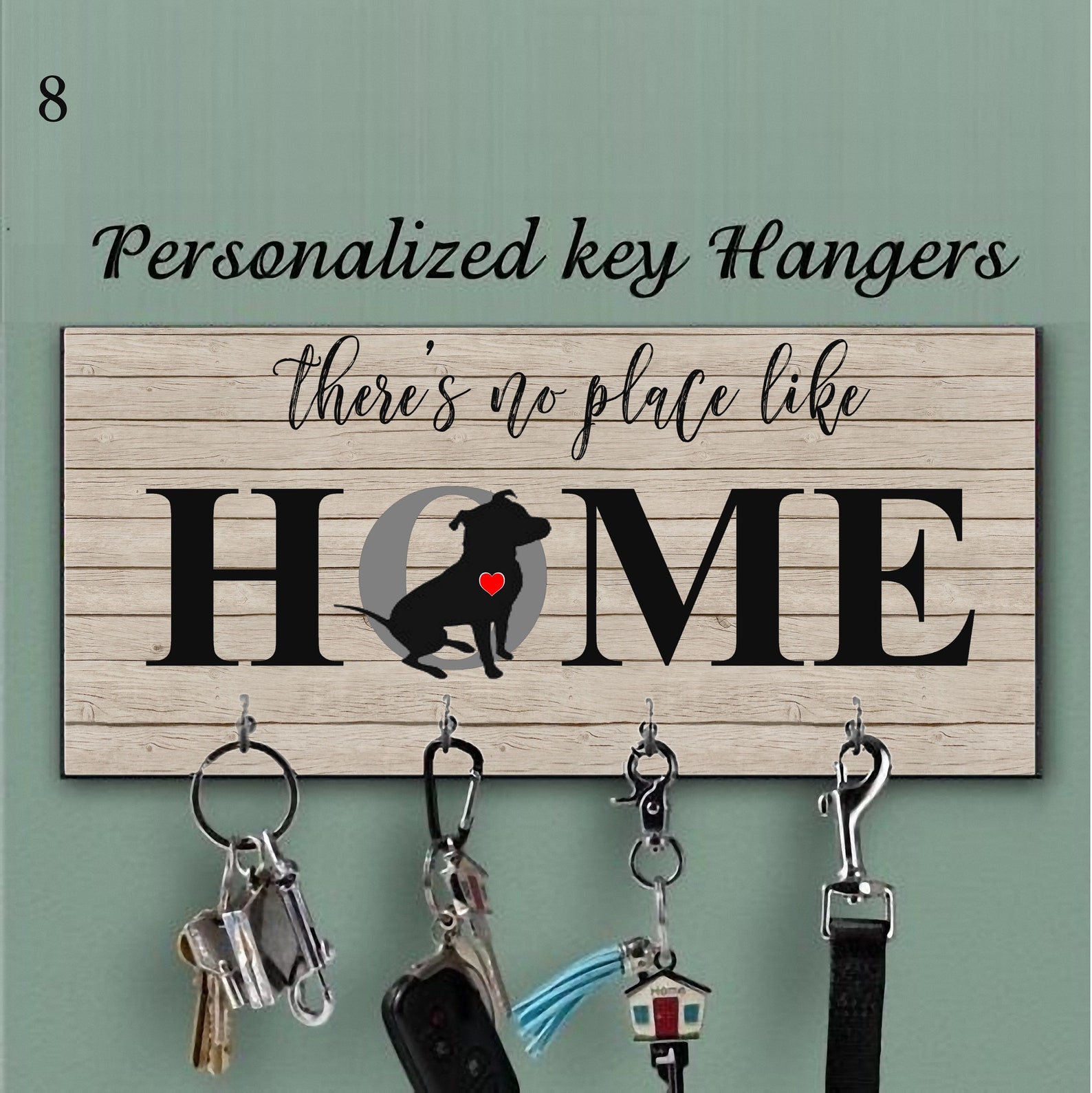 Dog Lovers Key Holder for Wall Custom Key Hanger - Etsy